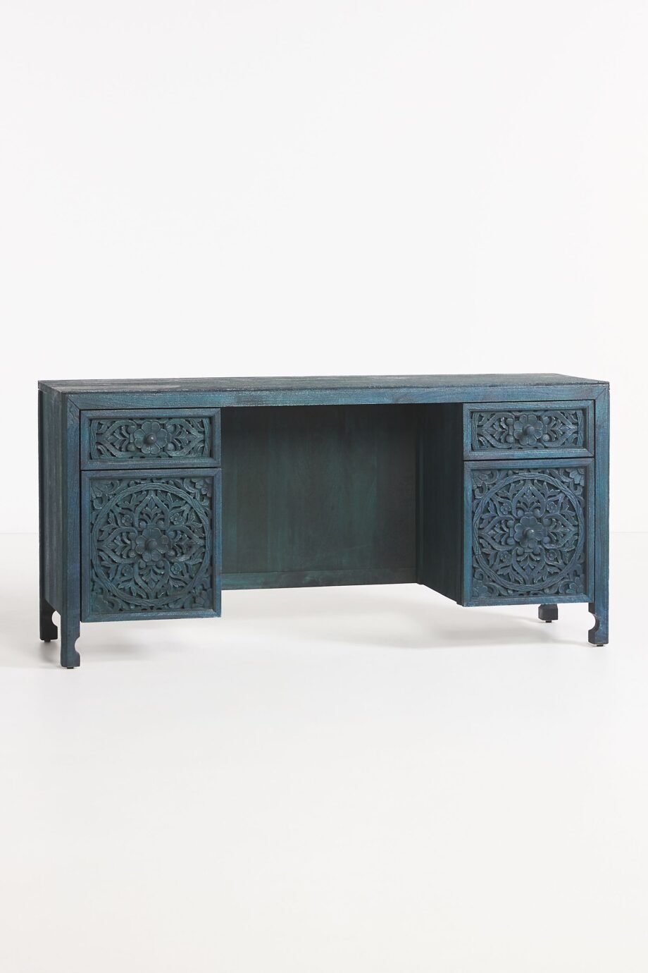 Handcarved Lombok Executive Desk - handmadezz.com