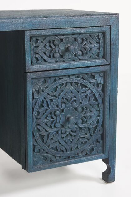Handcarved Lombok Executive Desk - handmadezz.com