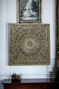 Wooden Hand Carved Wall Panel - handmadezz.com